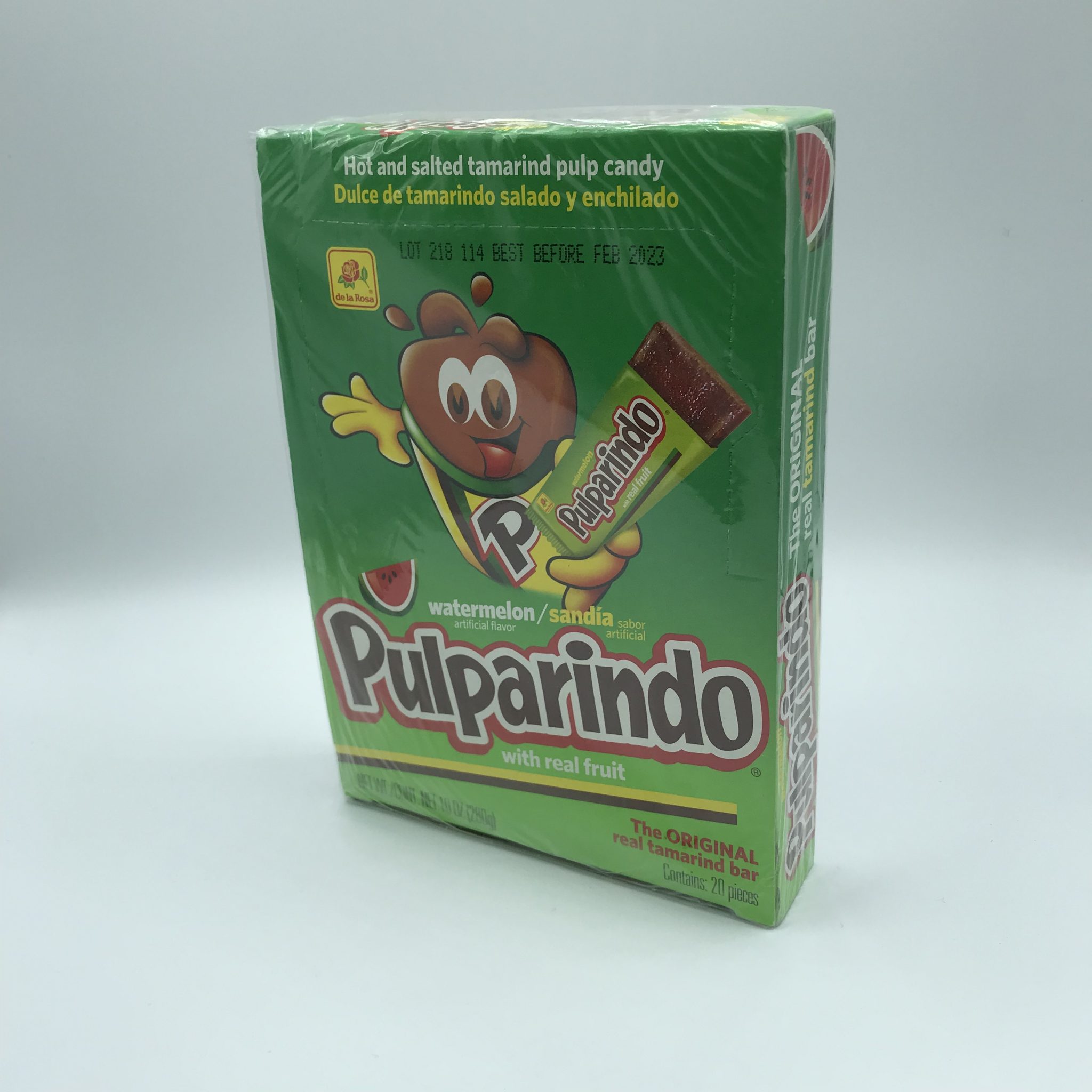 Pulparindo Hot and Salty Tamarind Pulp Watermelon 20 pieces - America ...